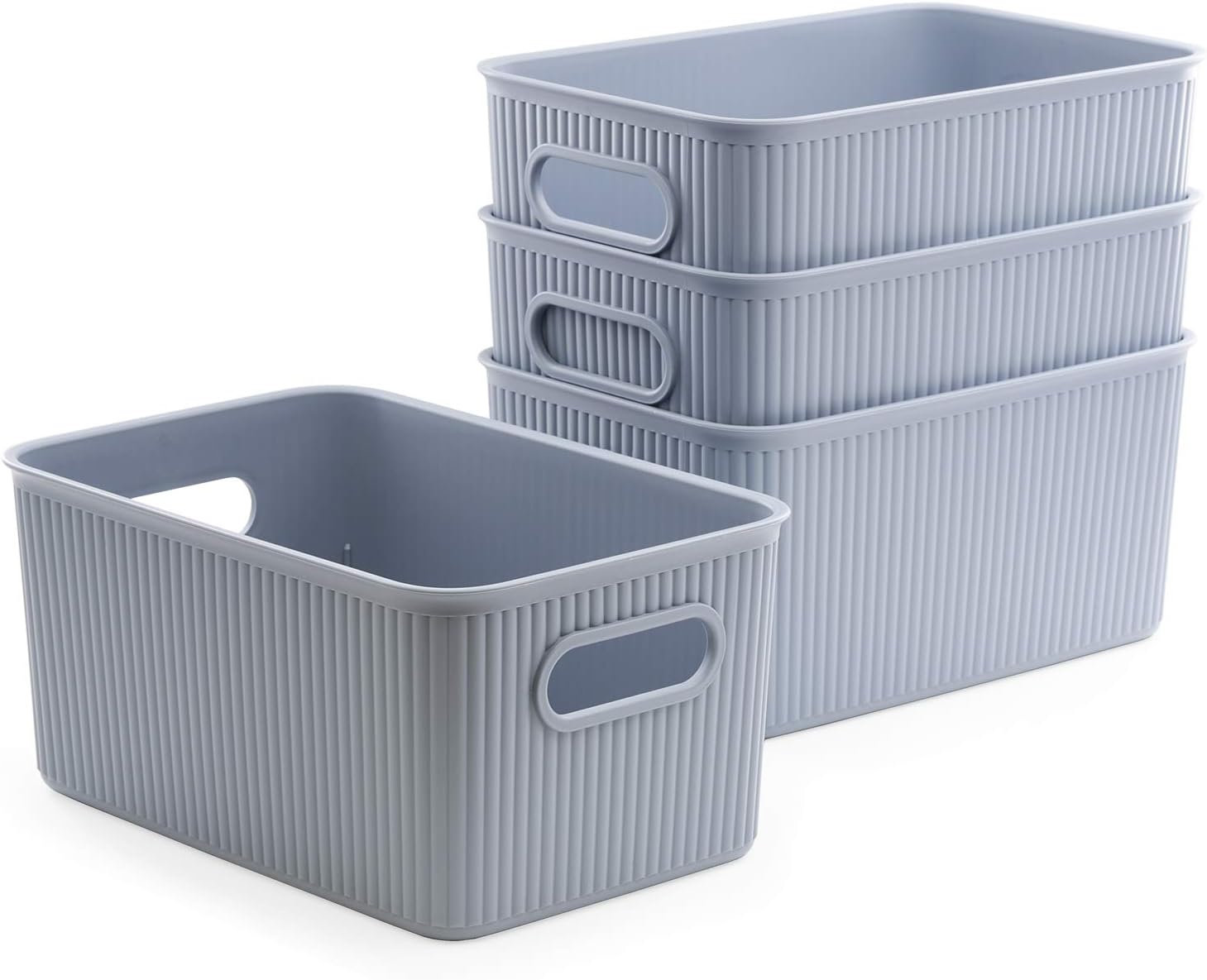 PracticDomus Tatay Baobab Collection Set of 4 Polypropylene Storage ...