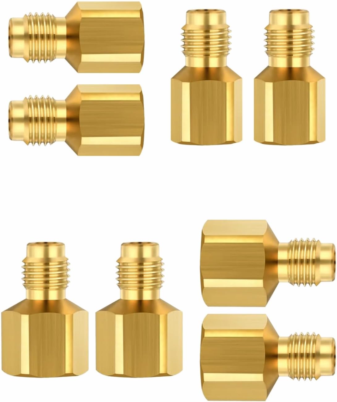 Amazon.com: Cnasookay 8 Pcs R134A Refrigerant Tank Adapter to R12 R22 ...