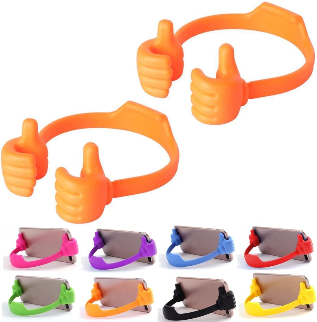 2Pcs Phone Holder Thumbs Up Lazy Phone Stands Portable Mobile Phone ...