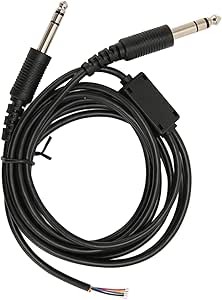Amazon.com: Aviation Headset Replacement Cable for David Clark AVCOMM ...