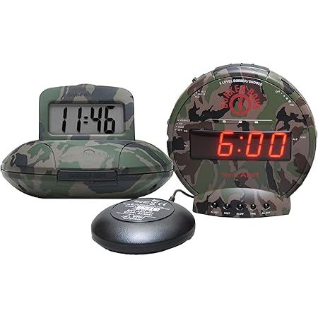 Amazon.com: Sonic Bomb Dual Alarm Clock & Travel Alarm Clock – Extra ...