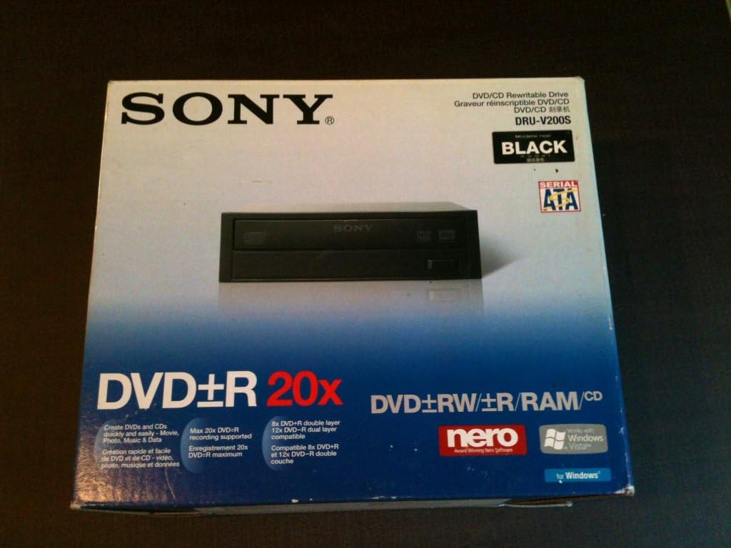 Amazon.com: Sony DRUV200A/BR DVD/CD Rewritable IDE Retail Drive ...