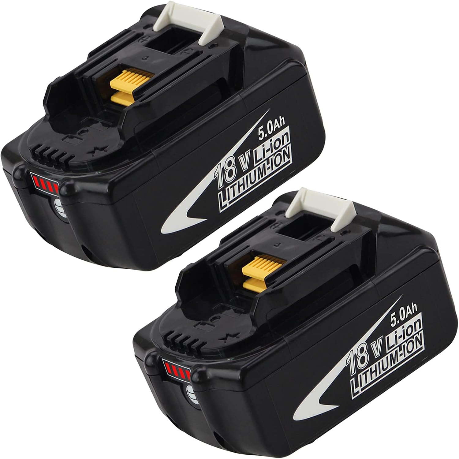 2Pack replacement for Makita 18V Batteries 5.0Ah BL1850 BL1840B BL1860B ...