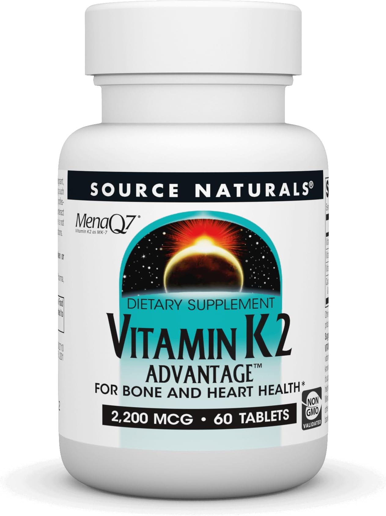 Amazon.com: Source Naturals Vitamin K2 Advantage, for Bone and Heart ...