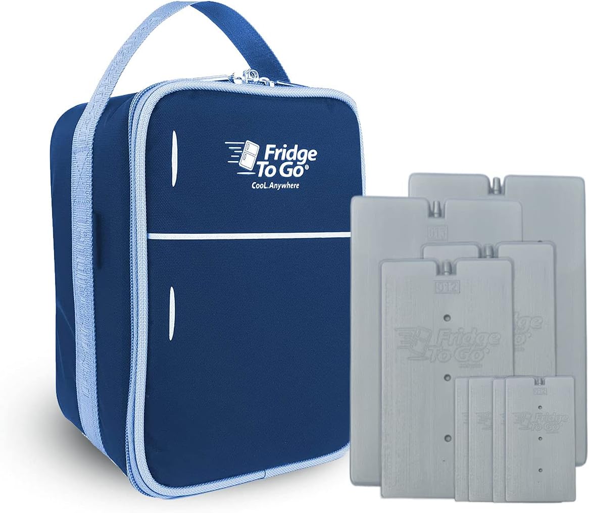 Fridge-To-Go Cool Lunch Bag with 16hrs Cooling Time (6 Cans/4L ...