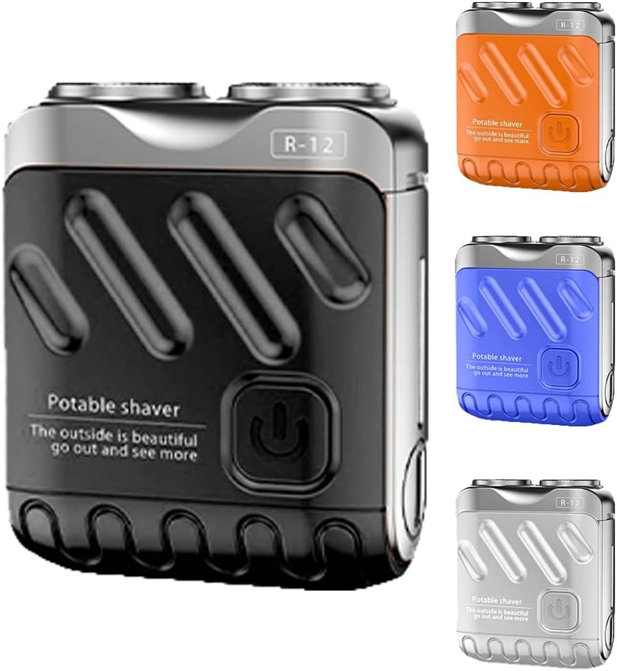 Amazon.com: Portable Mini Electric Mens Shaver, 2025 New Double Head ...