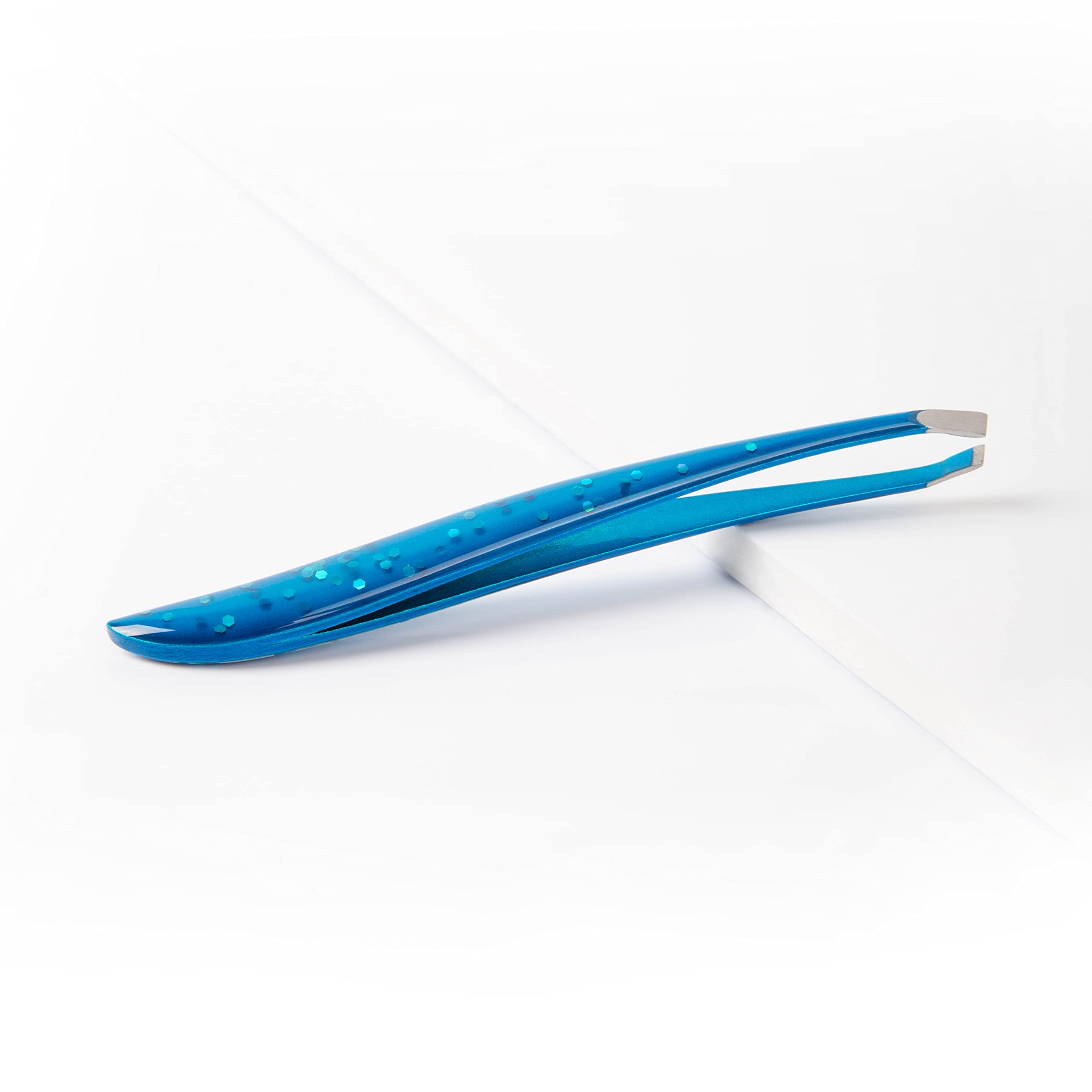 Snapklik.com : TRIM Azure Collection Slant Tip Tweezer Precision-Ground ...
