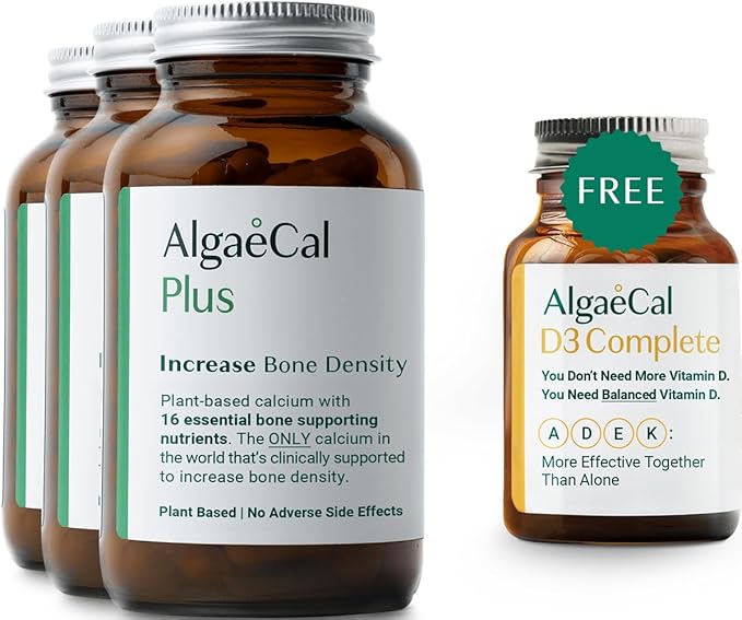 Amazon.com: ALGAECAL Plus Bundle - Free 4-in-1 Vitamin D3 Complete ...