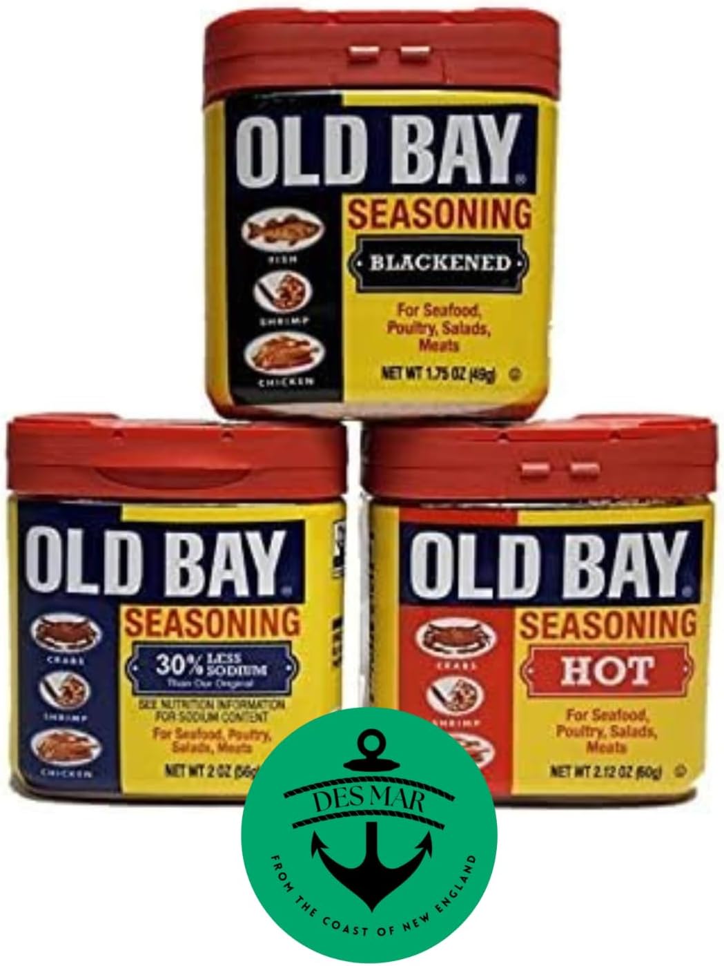 Amazon.com : OLD BAY Blackened Seasoning, 1.75 OZ : Grocery & Gourmet Food
