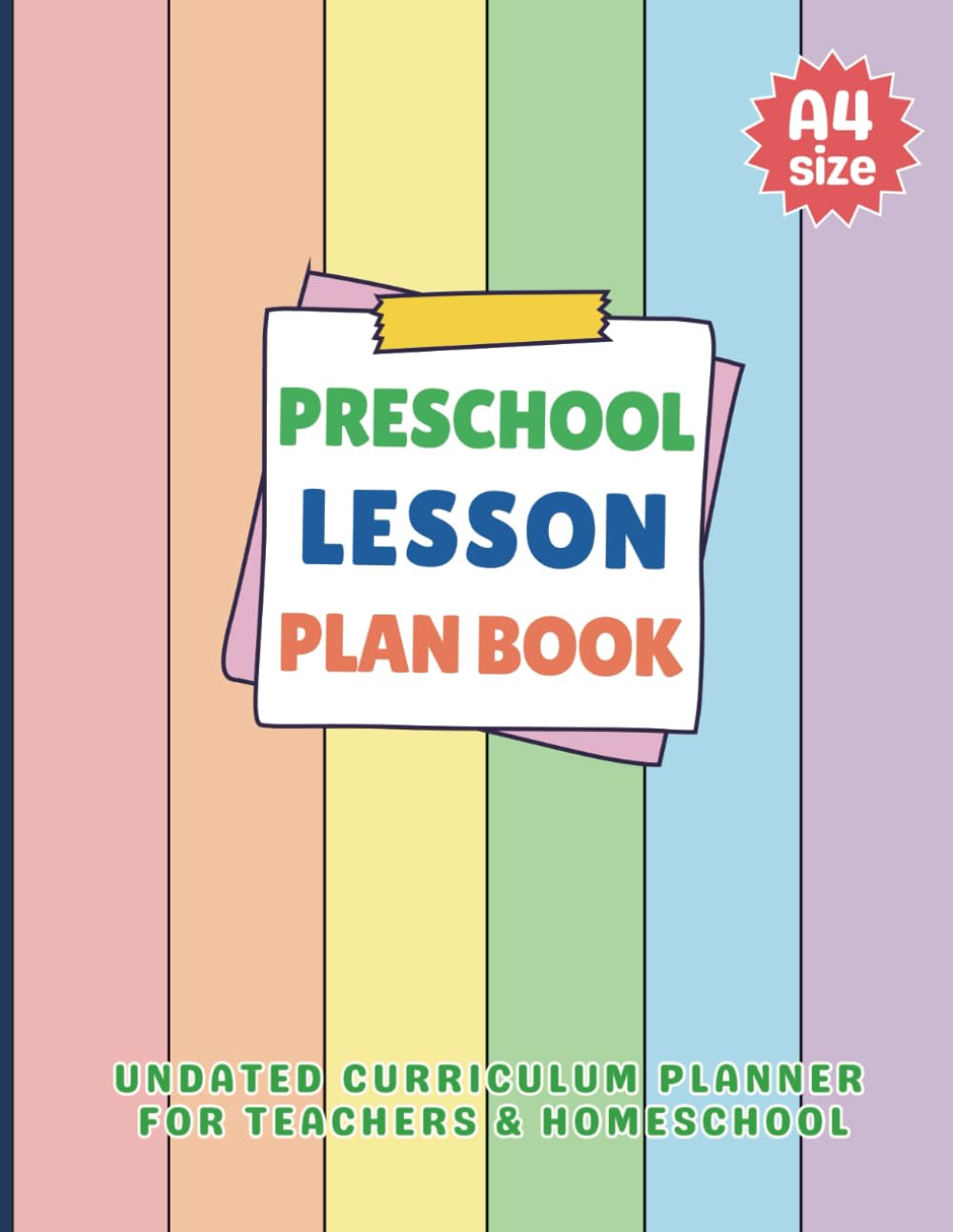 Amazon.com: Preschool Lesson Plan Book: Teacher Planner with Large ...