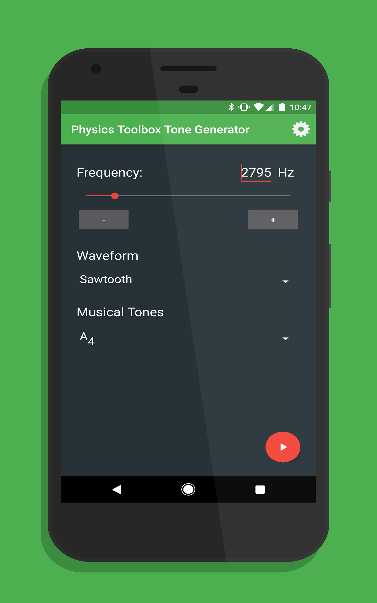 Physics Toolbox Tone Generator - App on Amazon Appstore