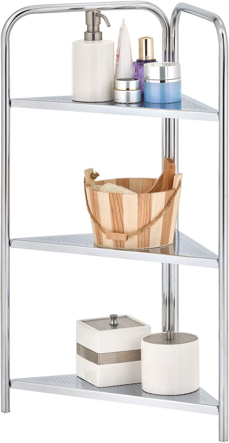 Amazon.com: poplarbox 3 Tier Corner Shelf Rack Corner Storage Rack ...