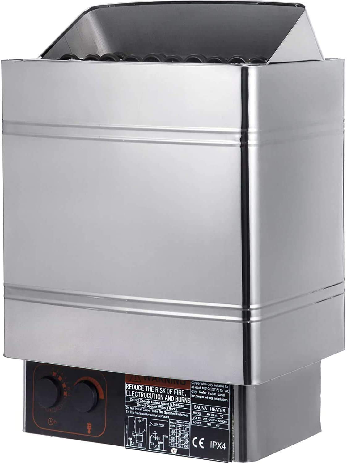 Home Sauna,3-9KW Sauna Heater,Wet And Dry Sauna Heater Stove for Spa ...