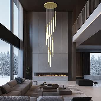 MOD LIGHTING Kasper | Modern Staircase Chandelier, Foyer Chandeliers ...