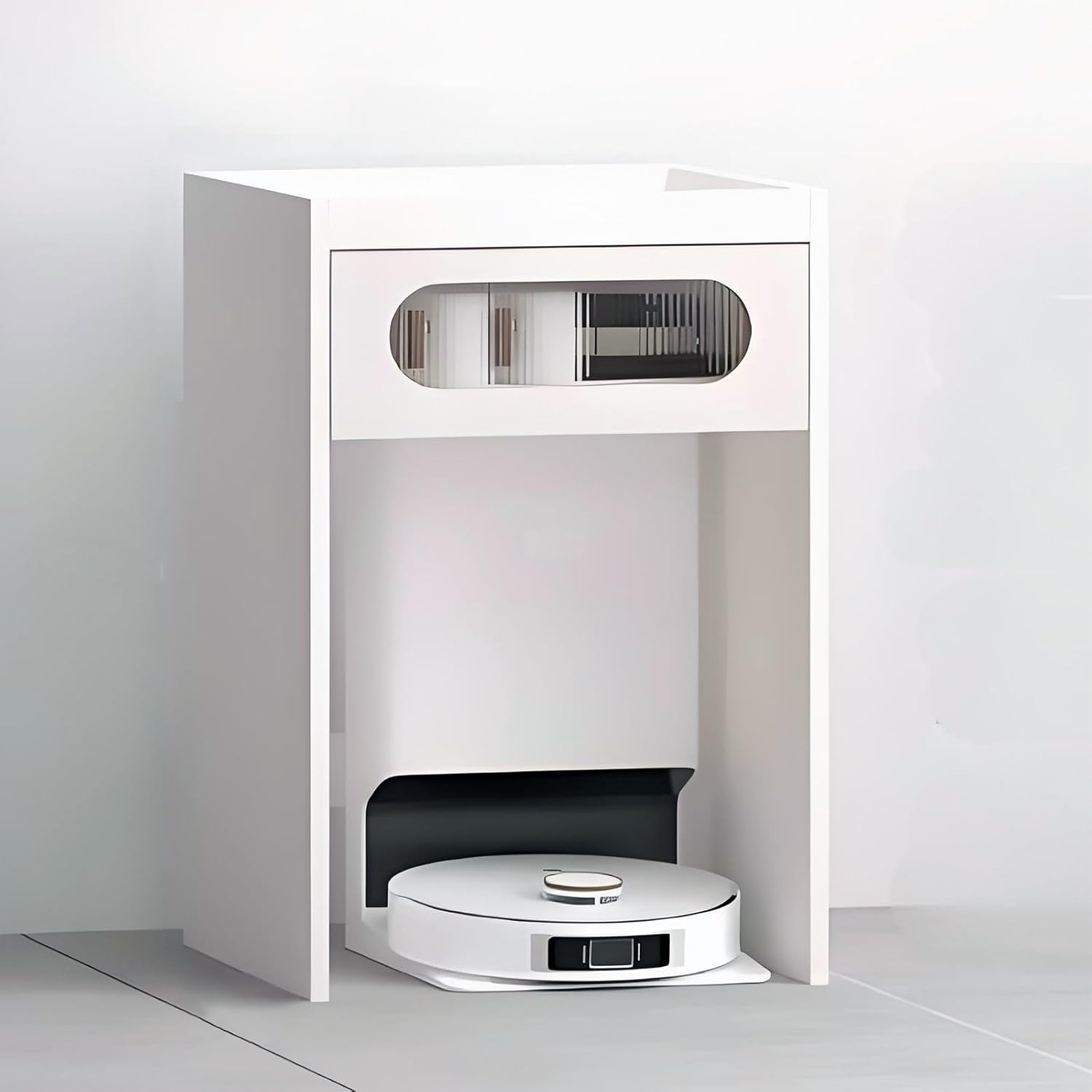 Vacuum Hidden Cabinet for Sweeping Robots, Solid Wood Modern Robot ...