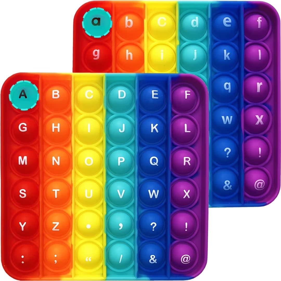 Alphabet Pop Fidget It Toy 2 Pack Abc Letter Learning | Desertcart Israel