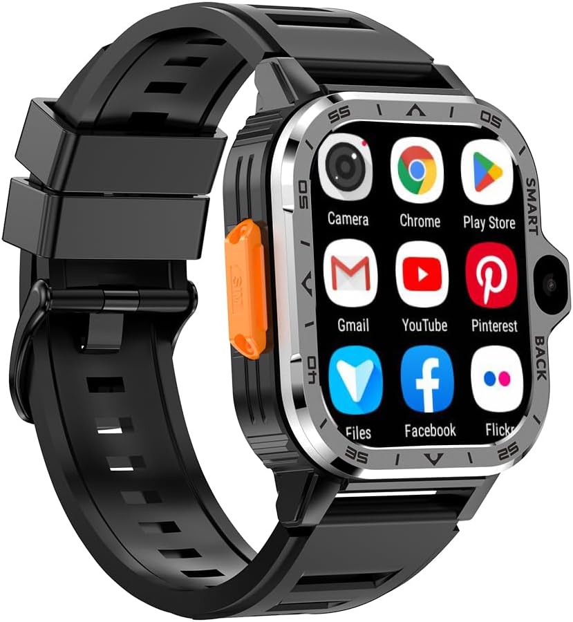 Rainbuvvy 4G LTE Smart Watch 2.03" IPS Large Screen SP9832E 4GB+64GB 8 ...