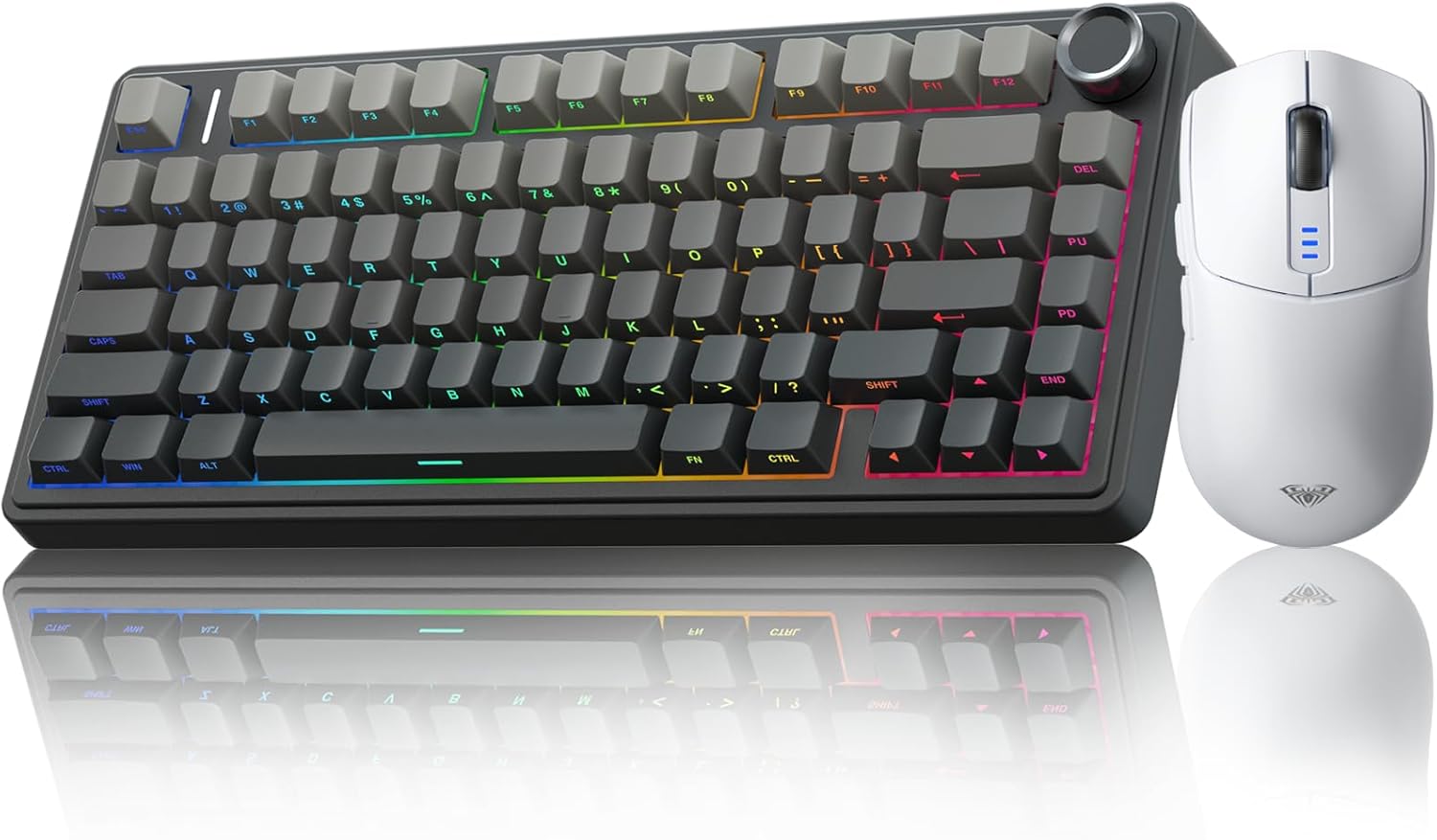 Amazon.com: AULA Wireless Keyboard and Mouse Combo, F75 Pro Wireless ...