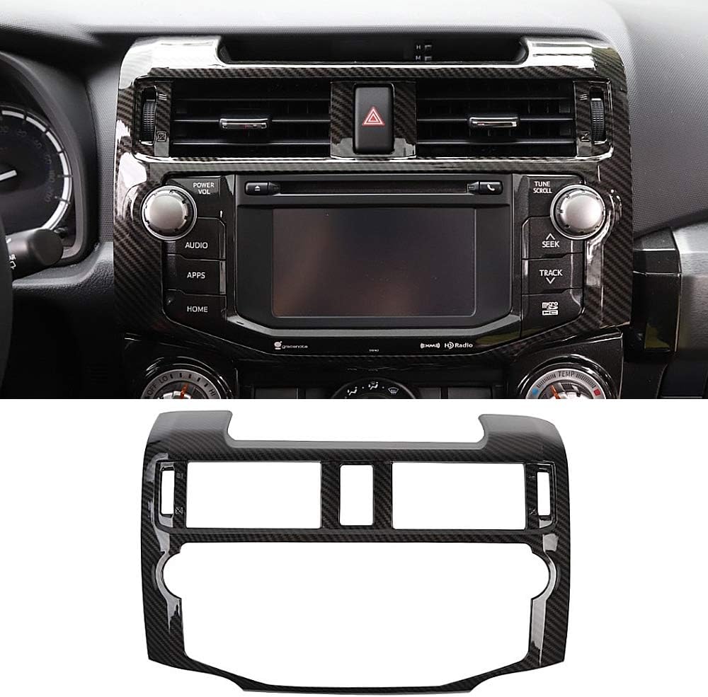 Amazon.com: Carbon Fiber Grain ABS Car Central Control Panel GPS ...