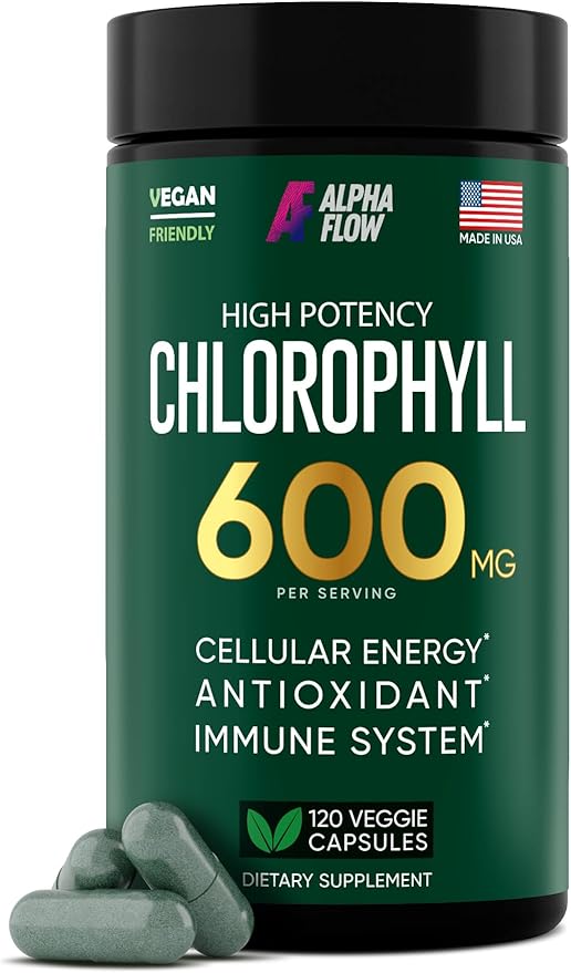 Amazon.com: Chlorophyll Capsules 600 mg - Natural Chlorophyll Pills for ...