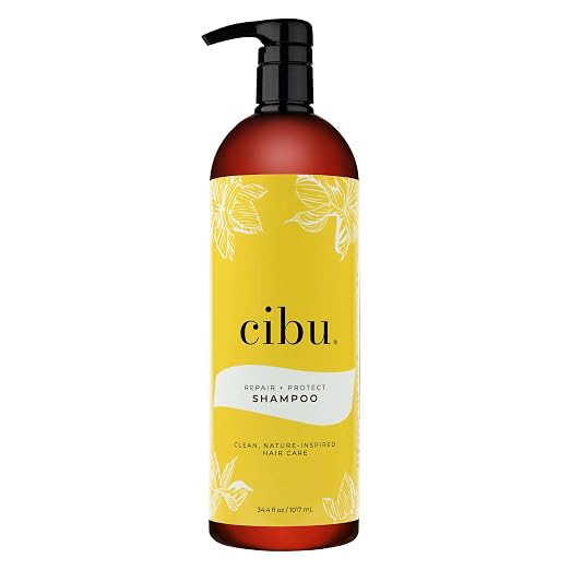 Amazon.com : CIBU Repair + Protect Shampoo 30086 Restores Damaged Hair ...