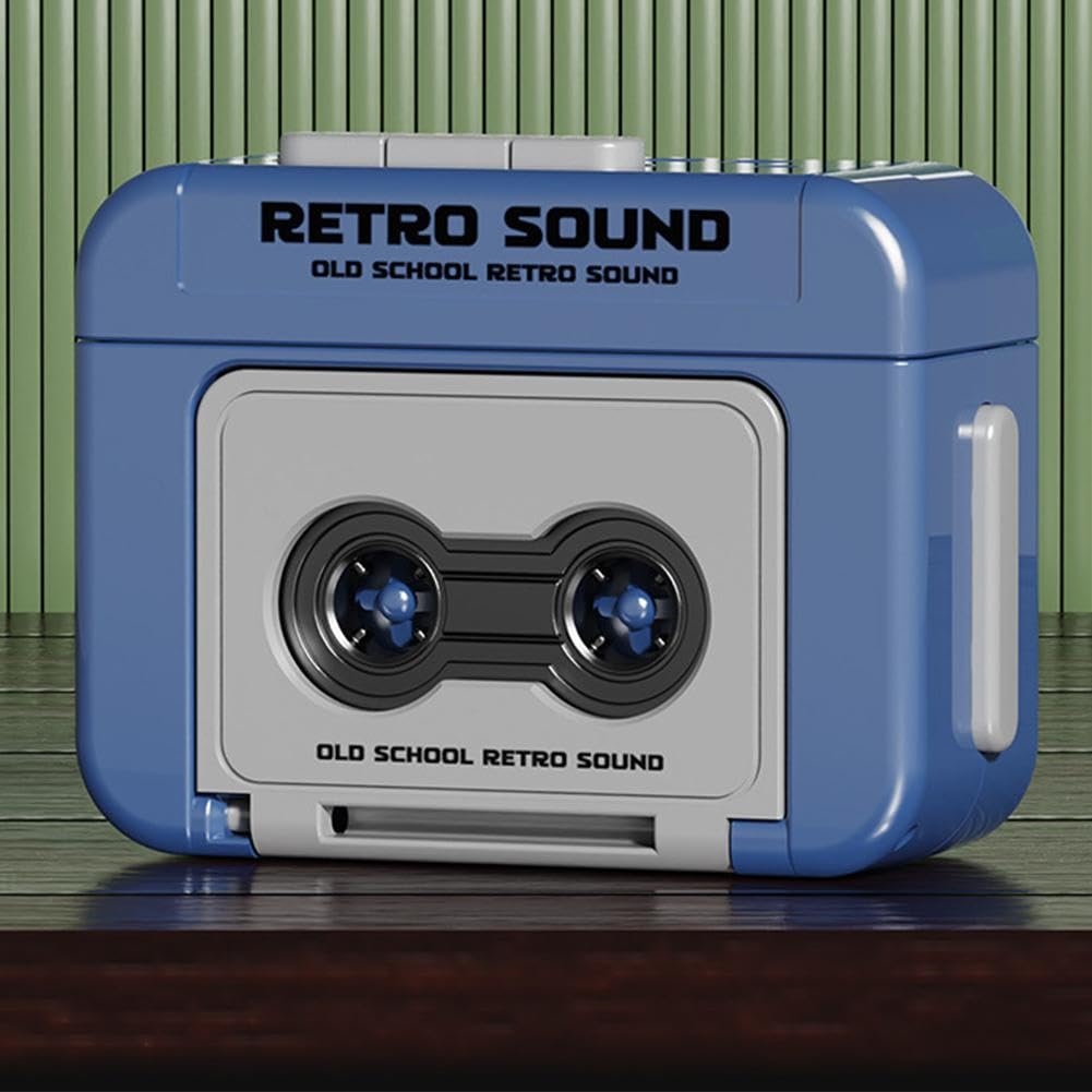 Amazon.com: DTREELS Creative Mini Tape Recorder Keychain, Vintage ...