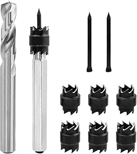 Rotary Spot Weld Cutter Set, Double Sided 6 Pcs 3/8" HSS Spot Weld ...