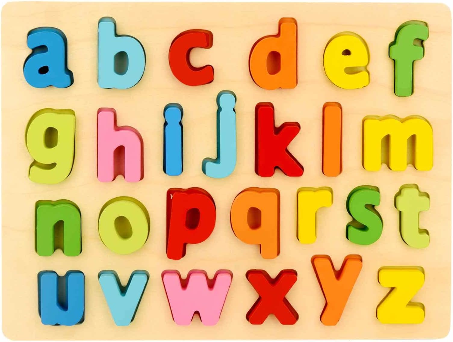 Divine Shine Wooden English Alphabets and Color Learning Educational ...