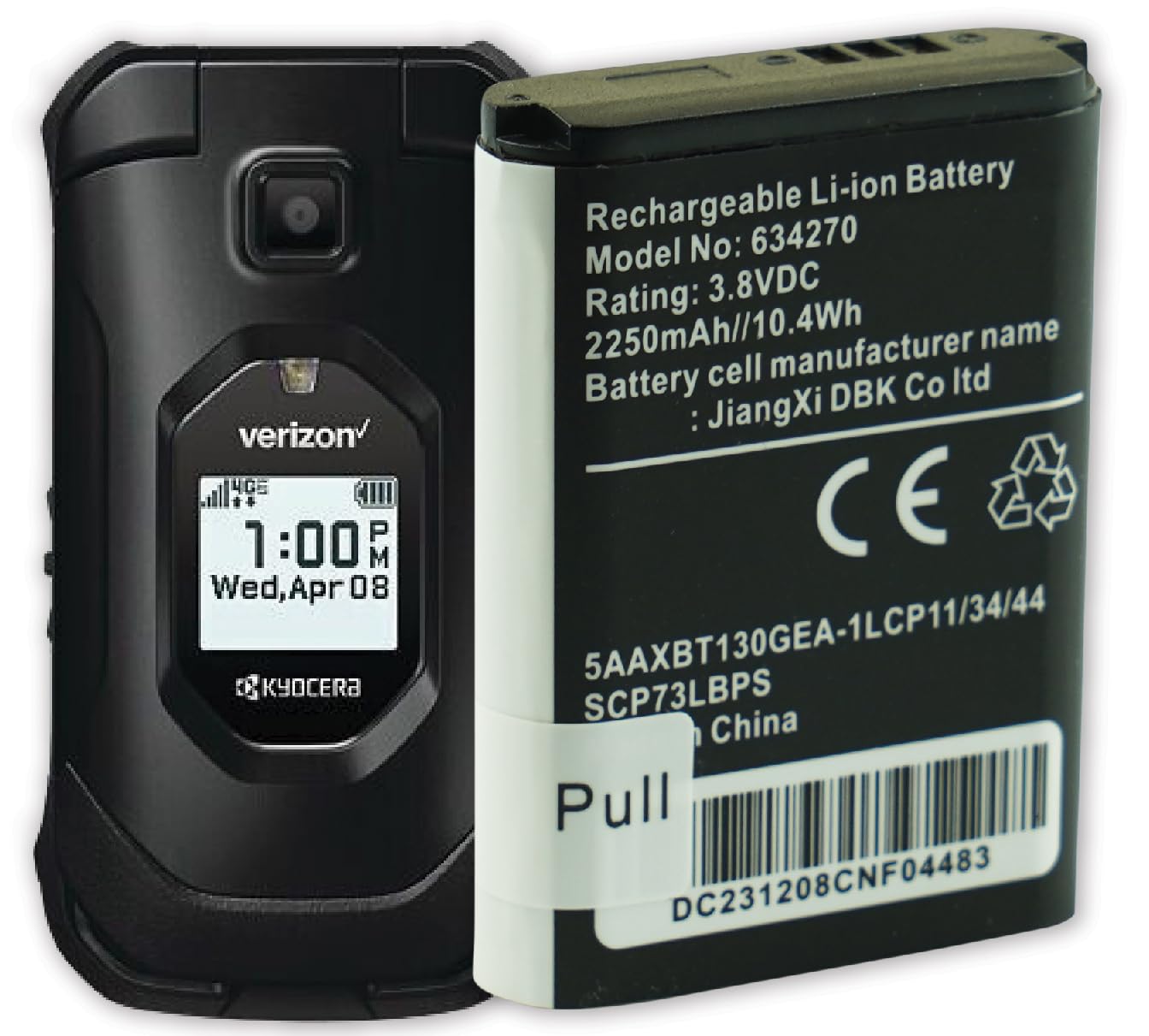 Amazon.com: WirelessFinest Battery SCP-73LBPS Replacement for Kyocera ...