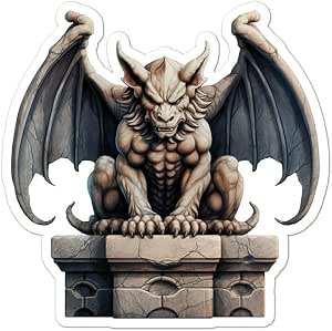 Amazon.com - Scary Monster Gargoyle Vinyl Decal Sticker- 12" x 12"