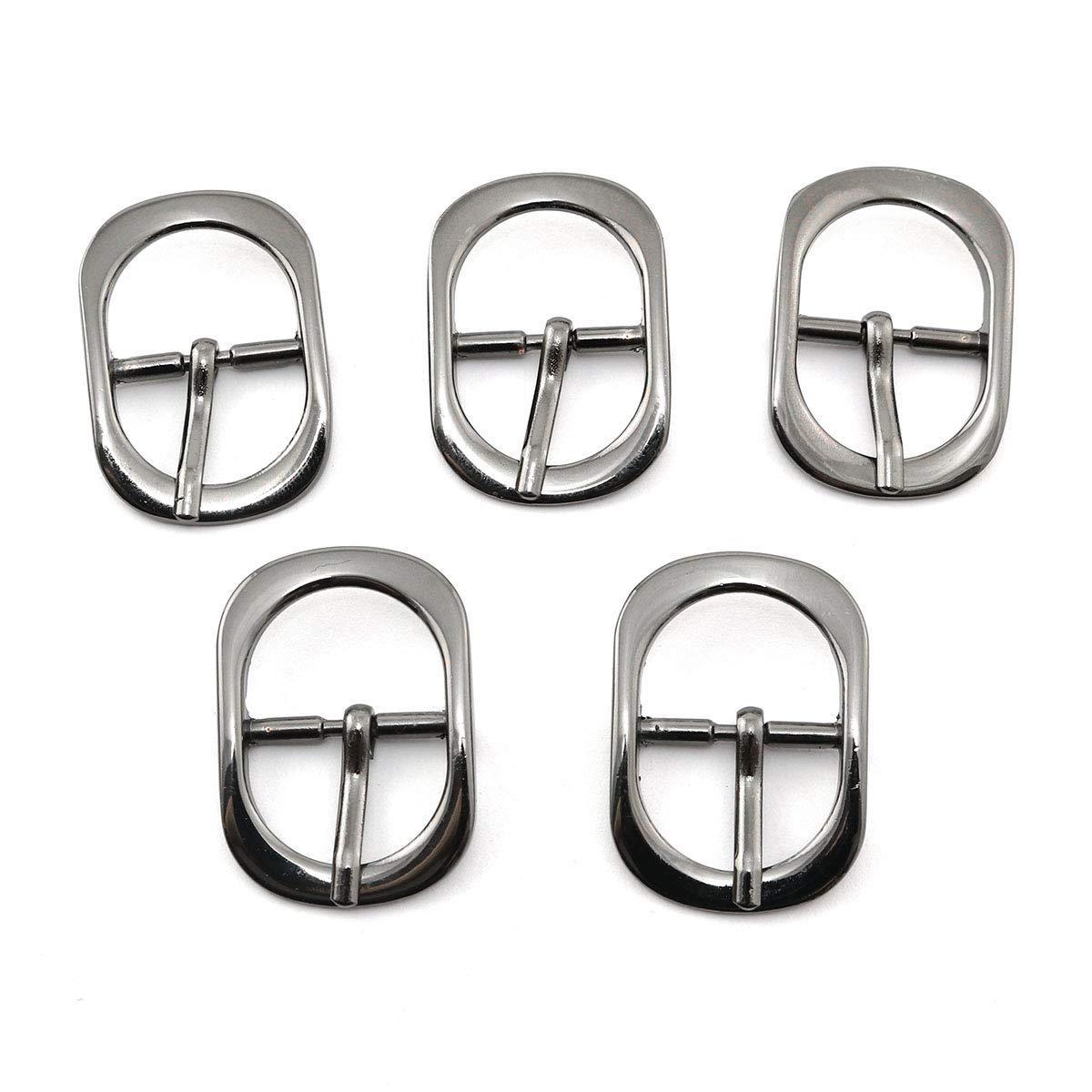 Amazon.com: Pro Bamboo Kitchen 5pcs Halter Buckle 3/4" Gun Color Oval ...