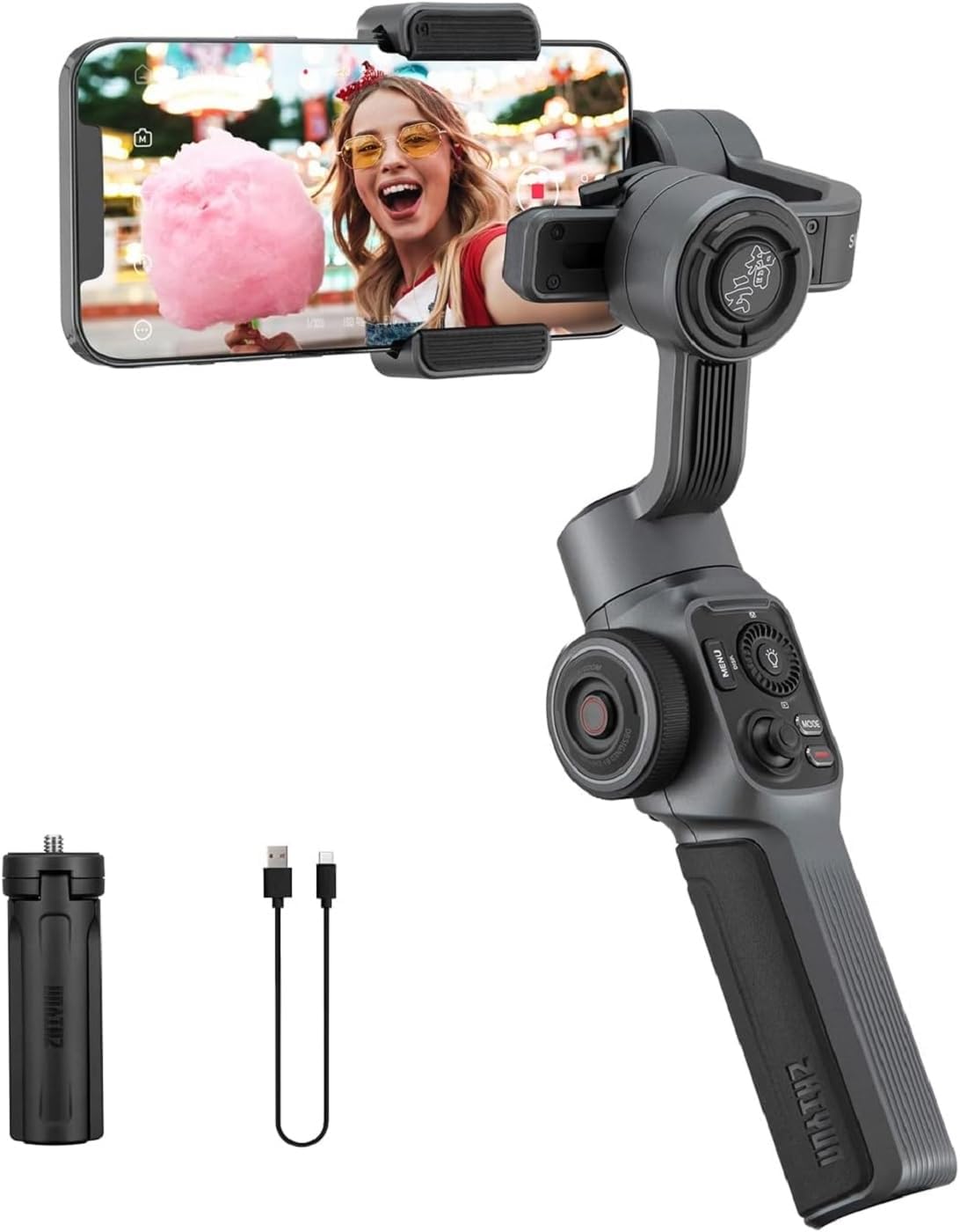 AOCHUAN Smart S2 Gimbal Stabilisator für Smartphone, professioneller ...