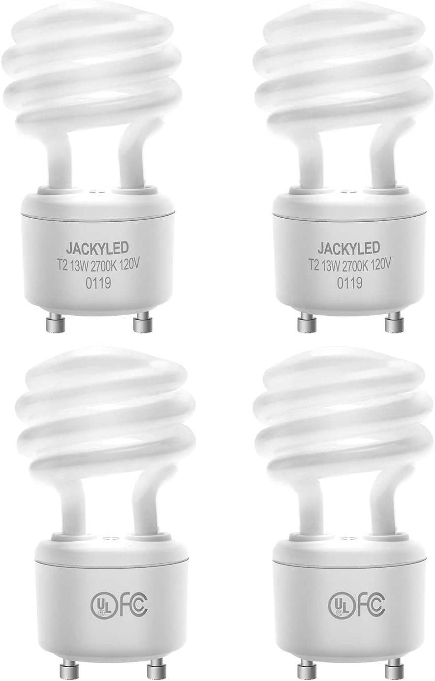 Feit Electric BPESL13T/GU24 60-Watt Equivalent GU24 CFL Bulb - Compact ...