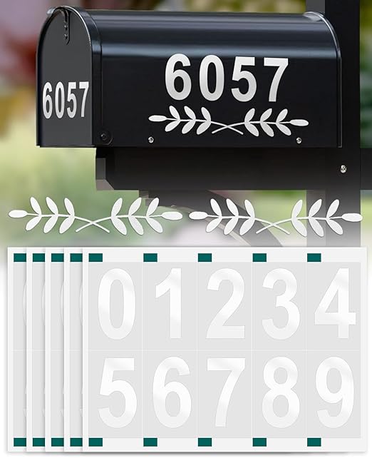 Amazon.com: Uniclife 5 Sets 3 Inch Mailbox Numbers for Outside ...