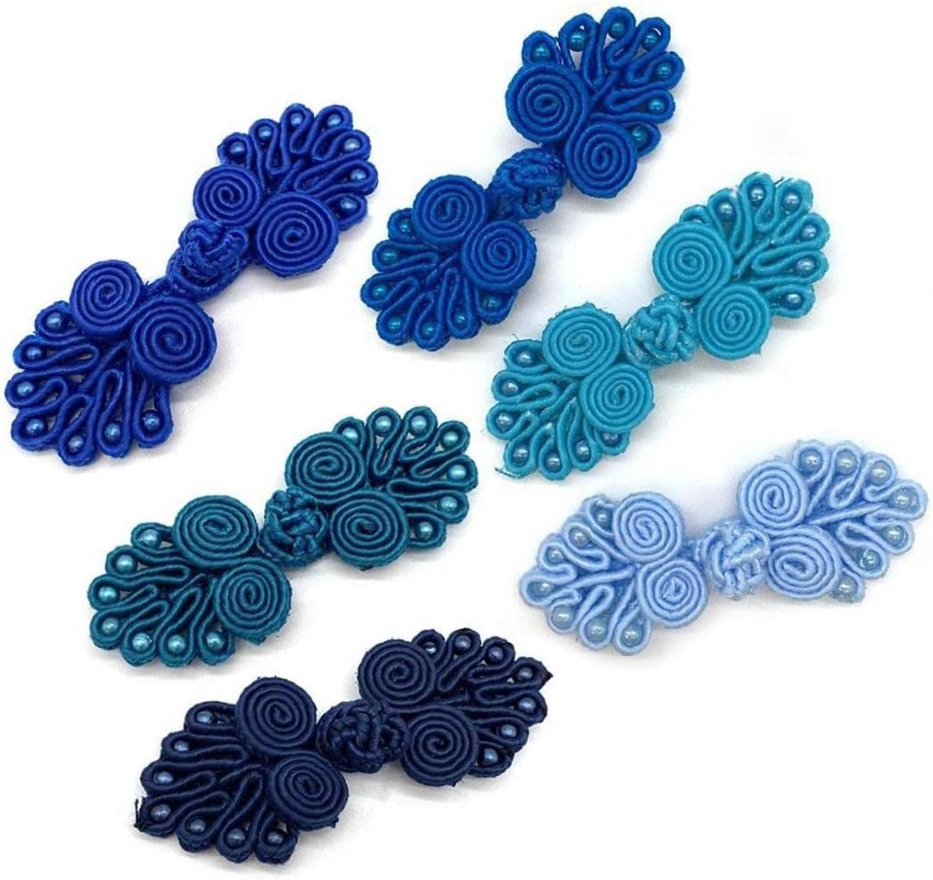 Amazon.com: Haowul Chinese Knots Frog Buttons Closure Sewing Fasteners ...