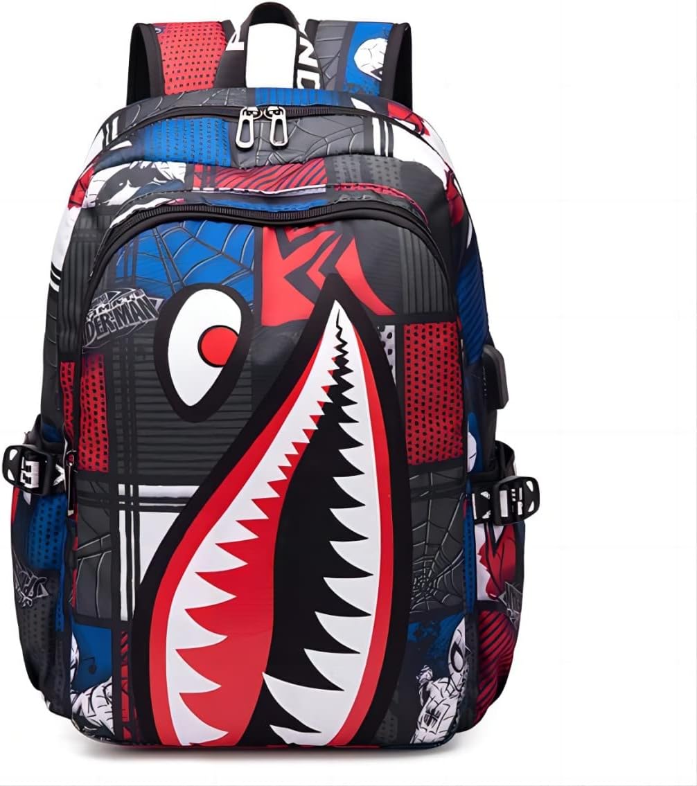 Amazon.com | Sprayground PAPA SMURF ON THE RUN BACKPACK | Casual Daypacks