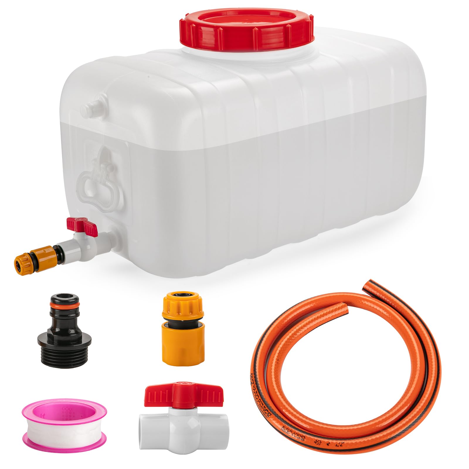 Amazon.com : 13.2 Gallon Water Tank with Faucet, Water Storage ...
