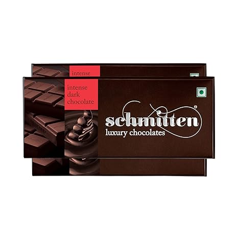 Schmitten Luxury Intense Dark Chocolate Box Combo - 3 x 70g Bars (210g ...