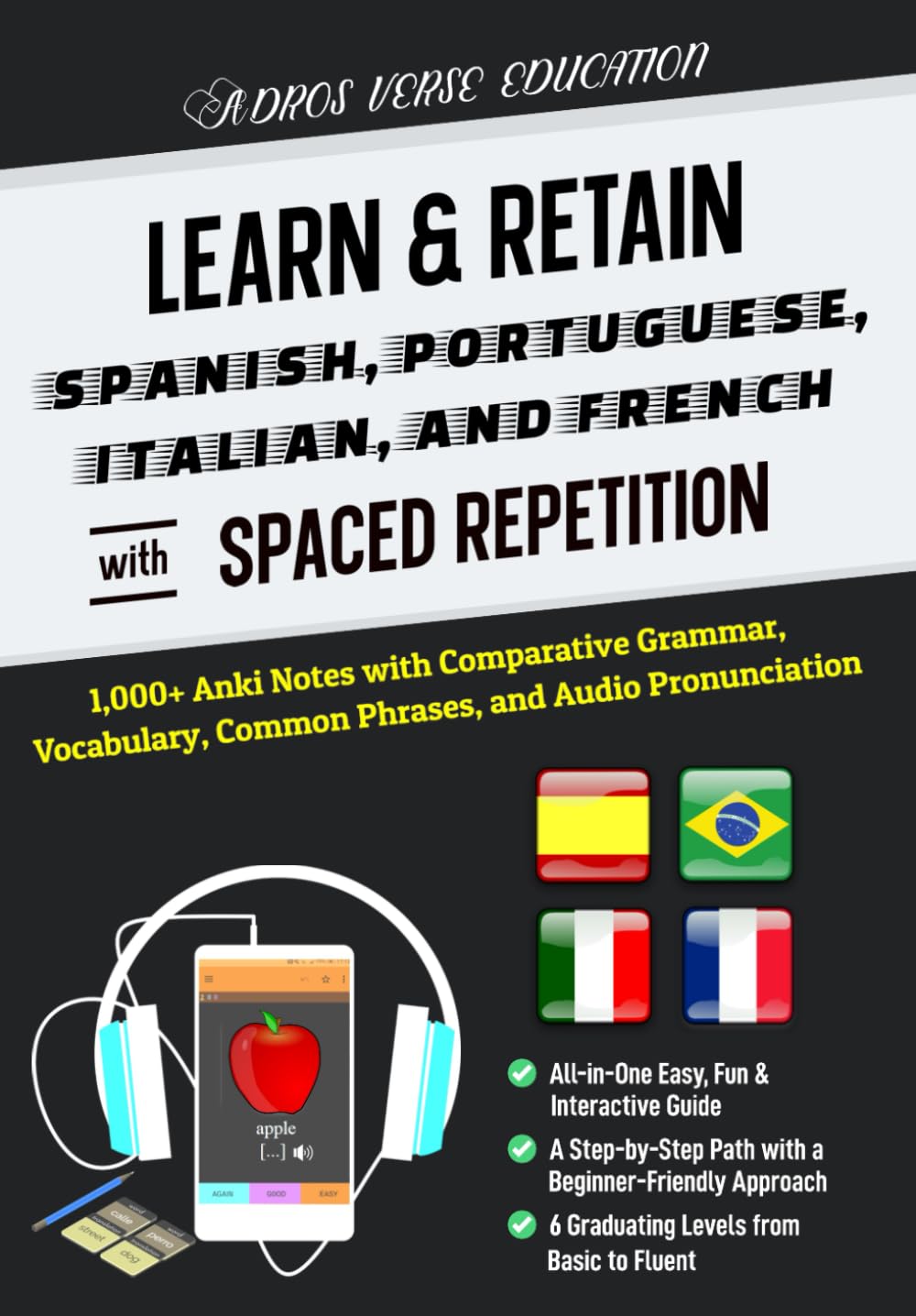 Amazon.com: Learn & Retain Spanish, Portuguese, Italian, and French with Spaced Repetition ...
