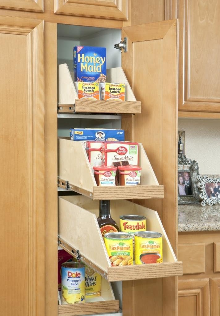Slide-A-Shelf SAS-SI-HS-B, Made-To-Fit High sides Slide-out, Full ...