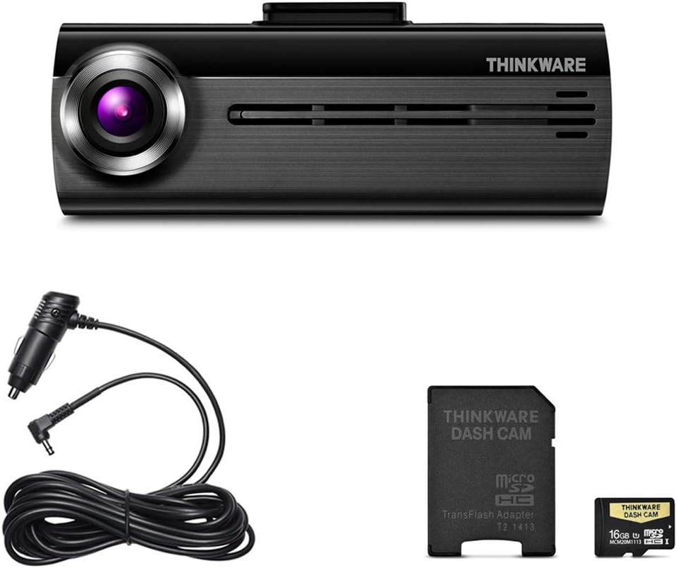 Thinkware F200 Full HD 1080P Dash Cam with Wide Dynamic Range, 16GB ...