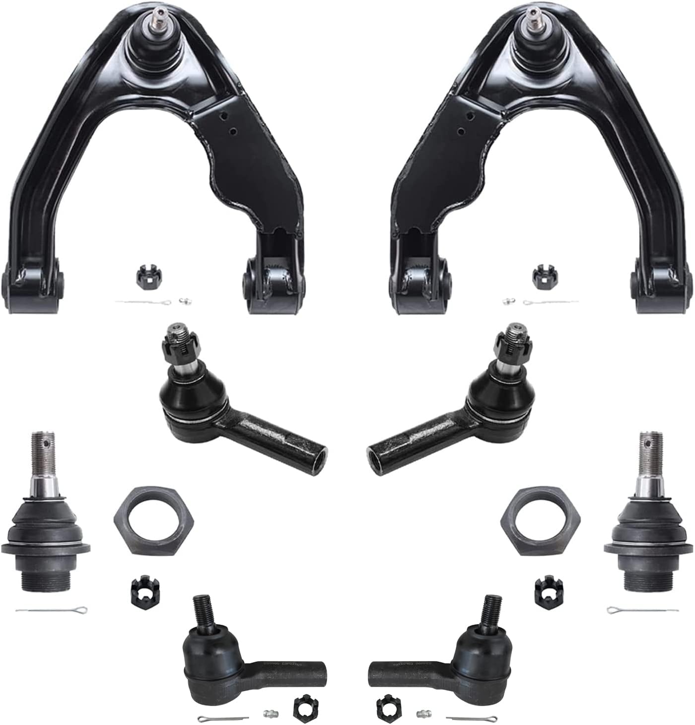 Amazon.com: Detroit Axle - Front End 8pc Suspension Kit for 00-04 ...