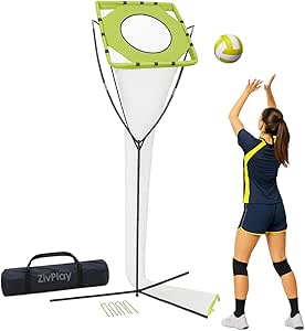 Amazon.com : Volleyball Setter Training Net Volleyball Setting Trainer ...
