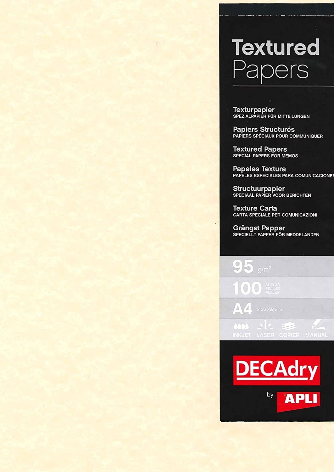 Aged Paper A4 Decadry A4 Crtificte Ppr Bl Pack 25 - 50765PL Parchment Paper