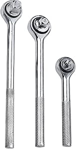 Amazon.co.jp: H Handle 1/4" 3/8" 1/2" High Torque Ratchet Wrench Socket ...