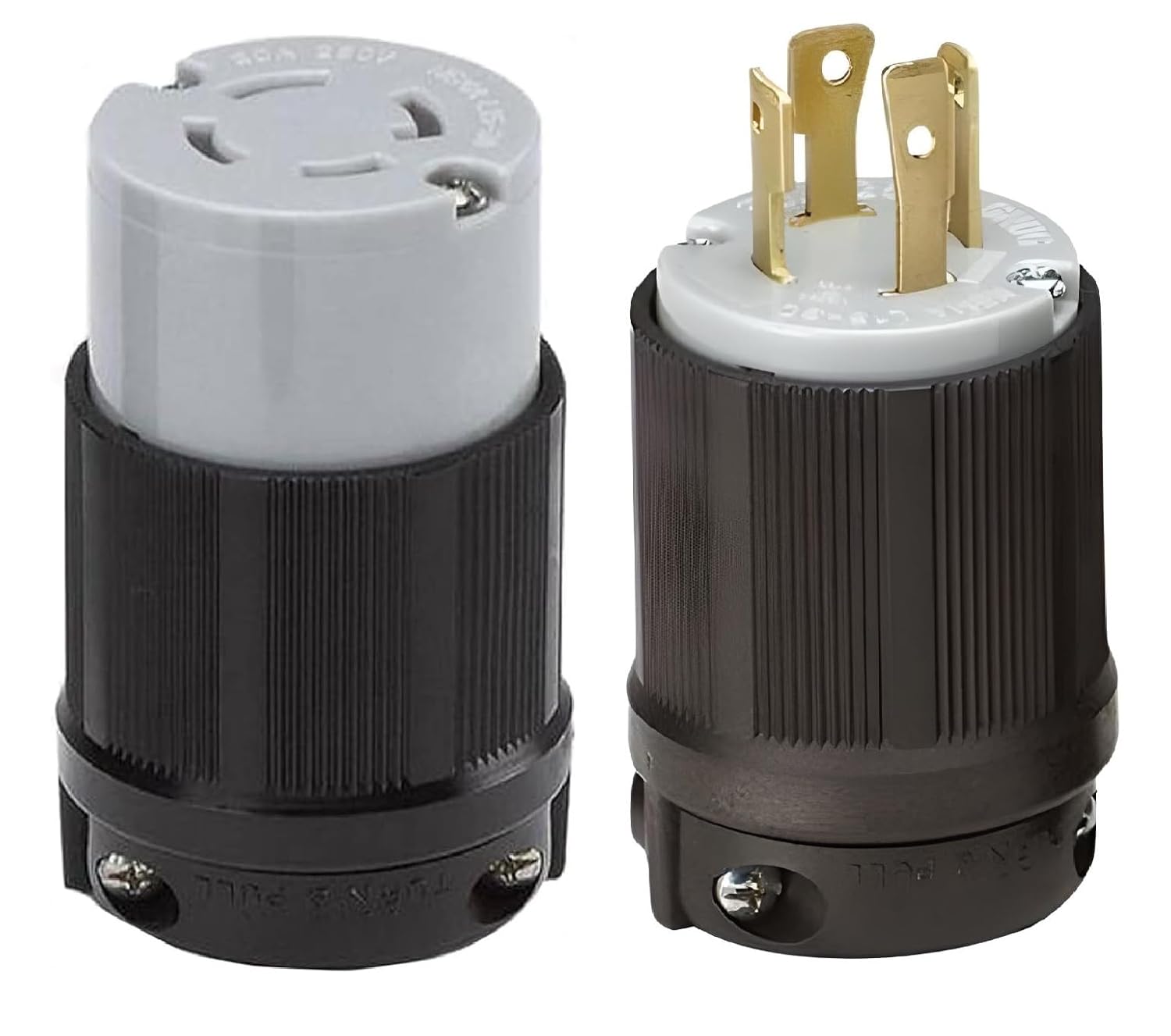 OCS Parts NEMA L15-30 Locking Plug and Connector Set | 250VAC - 30 Amp ...