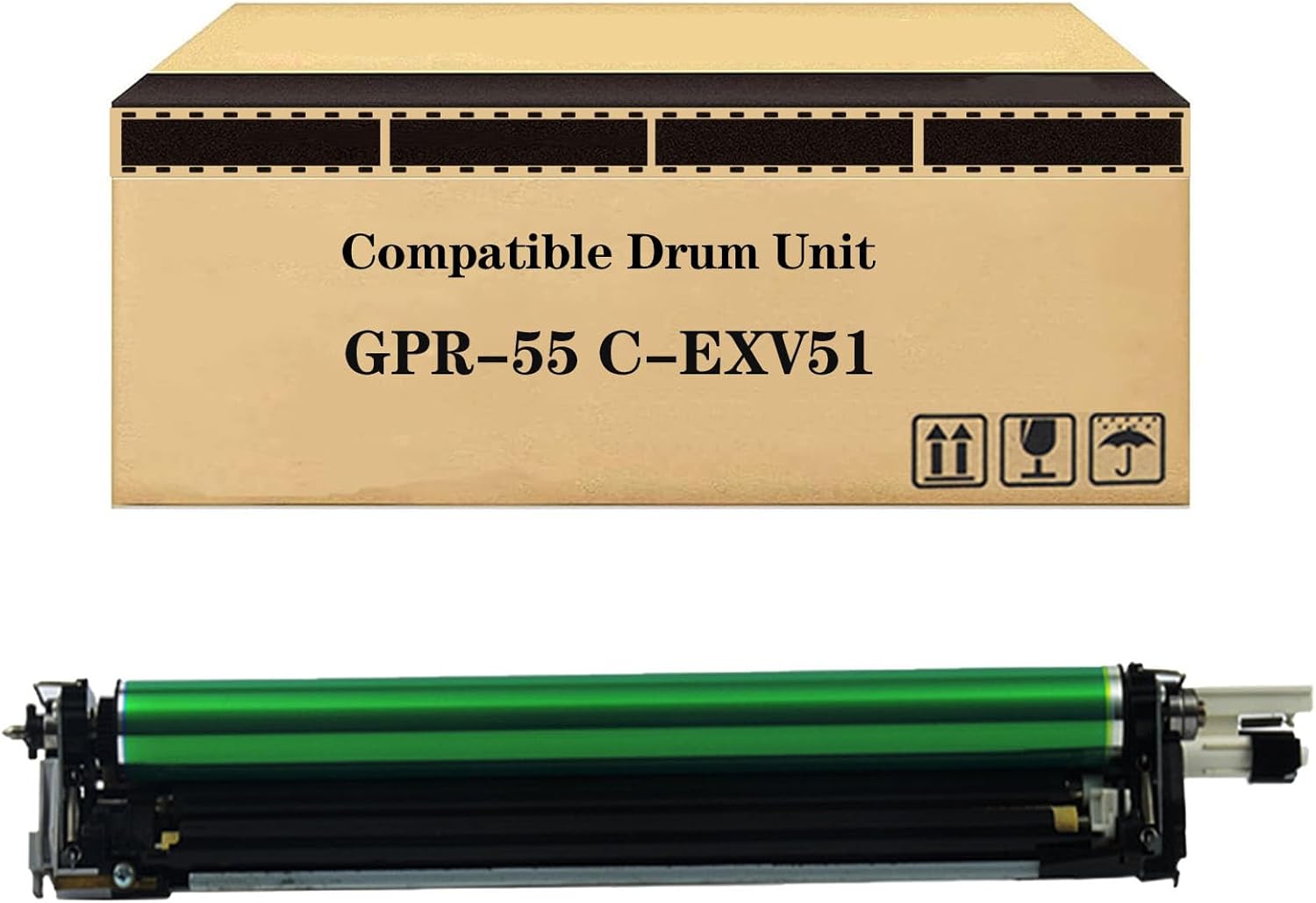 Amazon.com: LISTWA Compatible Replacement for Canon GPR-55 C-EXV51 Drum ...