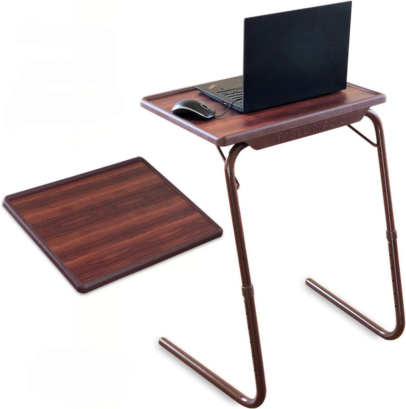 CUBIKER Engineered Wood Multi-Purpose Height-Adjustable Laptop Table ...