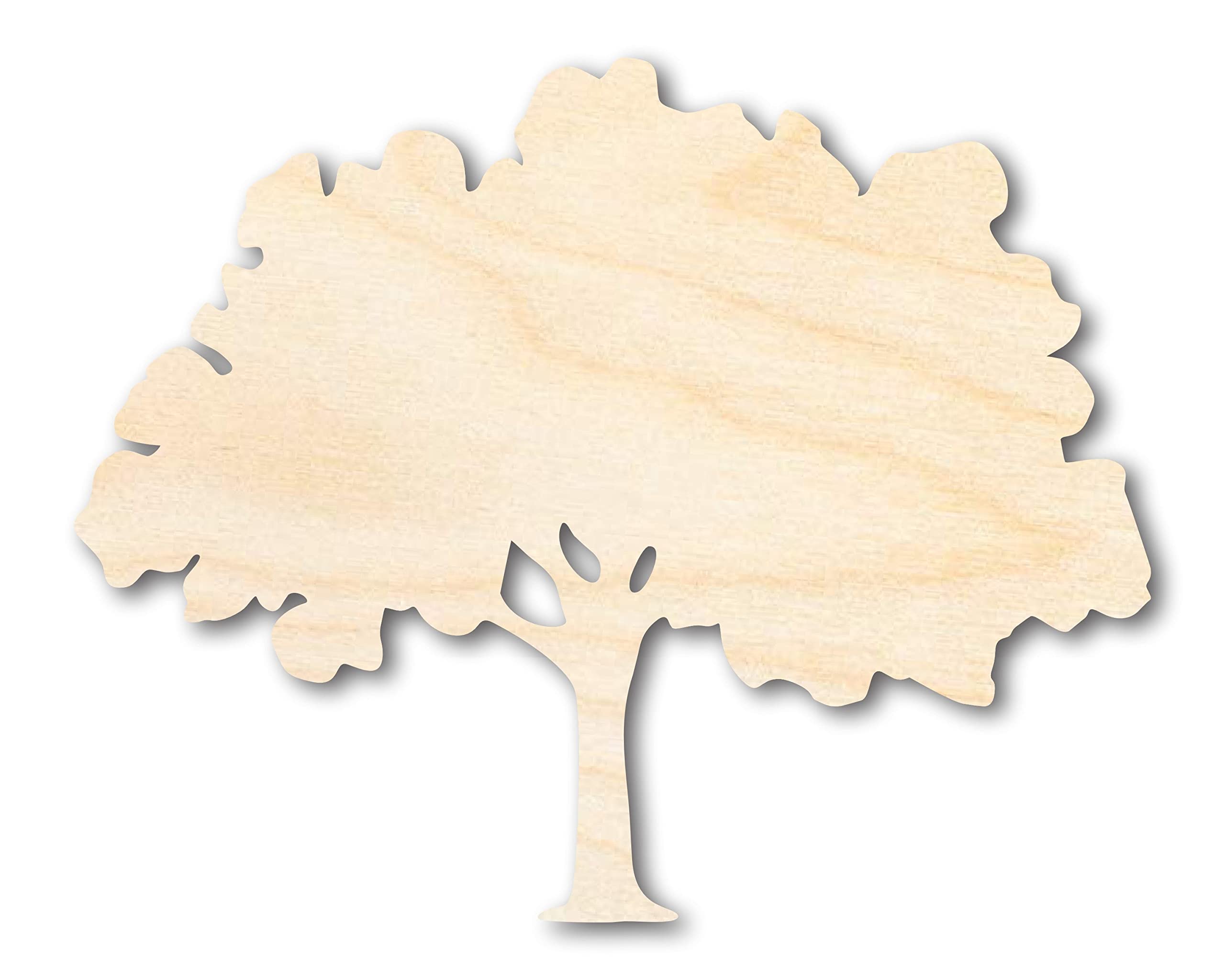 Amazon.com: Unfinished Wood Oak Tree Shape Craft up to 36" 10" / 1/4"