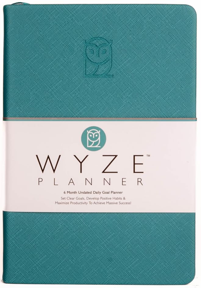 Amazon.com : Wyze Planner - Premium Goal Planner for 6 Months. Increase ...